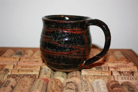 PC-31 Oatmeal over PC-23 Indigo Float | AMACO Brent