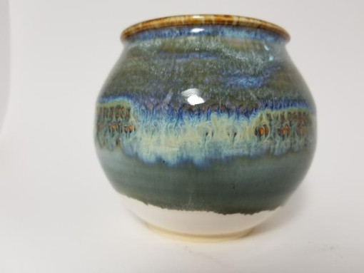 C-10 Snow over PC-20 Blue Rutile | AMACO Brent