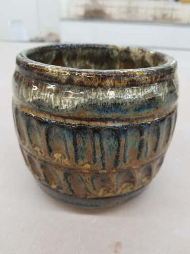 C-10 Snow over PC-67 River Rock | AMACO Brent