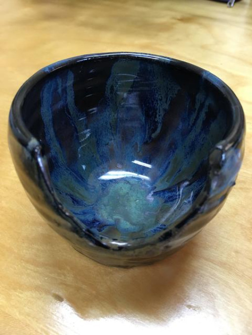 PC-25 Textured Turquoise over C-1 Obsidian | AMACO Brent