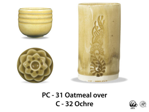 PC-31 Oatmeal over C-32 Ochre | AMACO Brent