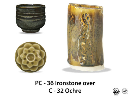 PC-36 Ironstone over C-32 Ochre | AMACO Brent