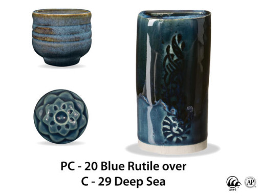 PC-20 Blue Rutile over C-29 Deep Sea | AMACO Brent