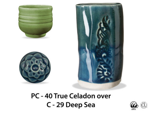 PC-40 True Celadon over C-29 Deep Sea | AMACO Brent