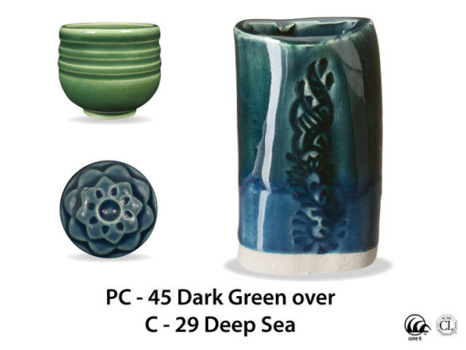 PC-45 Dark Green over C-29 Deep Sea | AMACO Brent