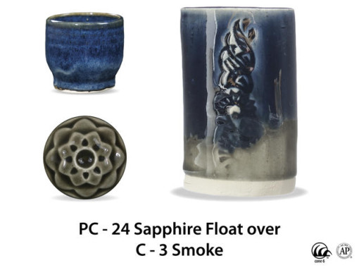PC-24 Sapphire Float over C-3 Smoke | AMACO Brent