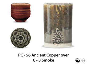 PC-56 Ancient Copper over C-3 Smoke | AMACO Brent