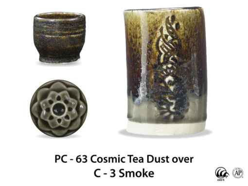 PC-63 Cosmic Tea Dust over C-3 Smoke | AMACO Brent