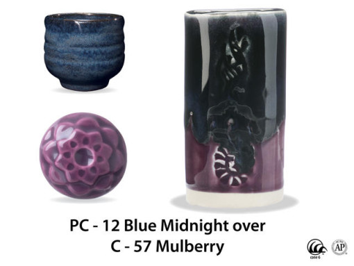 PC-12 Blue Midnight over C-57 Mulberry | AMACO Brent