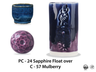 PC-24 Sapphire Float over C-57 Mulberry | AMACO Brent