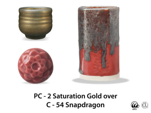 PC-02 Saturation Gold over C-54 Snapdragon | AMACO Brent
