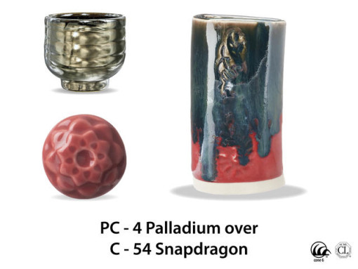 PC-04 Palladium over C-54 Snapdragon | AMACO Brent