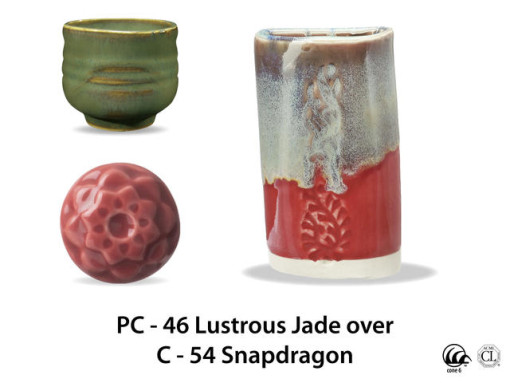 PC-46 Lustrous Jade over C-54 Snapdragon | AMACO Brent