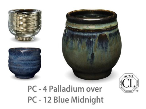 PC-04 Palladium over PC-12 Blue Midnight | AMACO Brent
