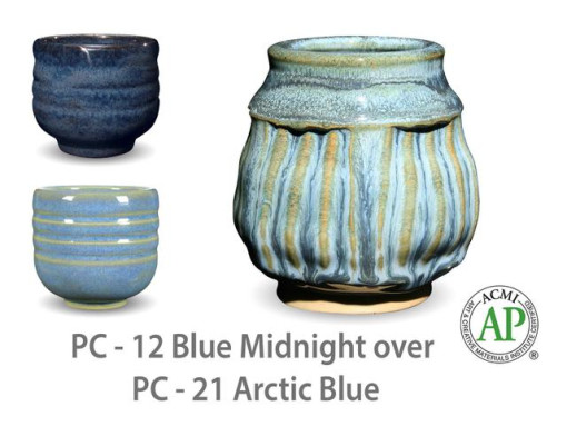 PC-12 Blue Midnight over PC-21 Arctic Blue | AMACO Brent