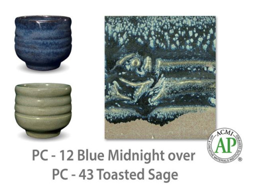 PC-12 Blue Midnight over PC-43 Toasted Sage | AMACO Brent
