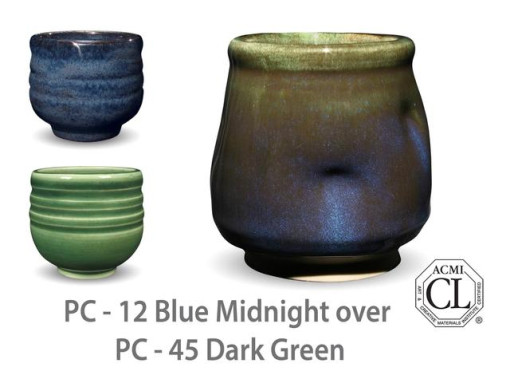 PC-12 Blue Midnight over PC-45 Dark Green | AMACO Brent