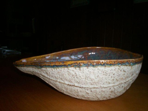 PC-57 Smokey Merlot over PC-42 Seaweed | AMACO Brent