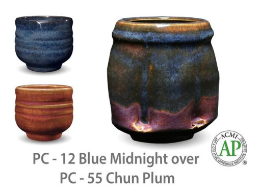 PC-12 Blue Midnight over PC-55 Chun Plum | AMACO Brent