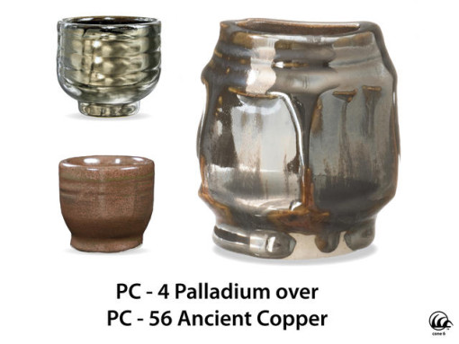 PC-04 Palladium over PC-56 Ancient Copper | AMACO Brent