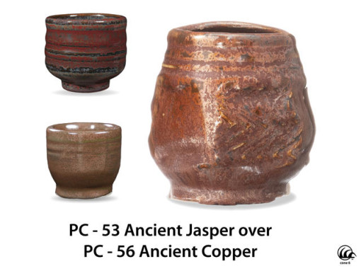 PC-53 Ancient Jasper over PC-56 Ancient Copper | AMACO Brent