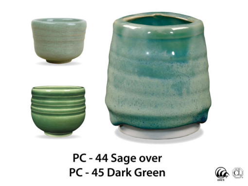 PC-44 Sage over PC-45 Dark Green | AMACO Brent