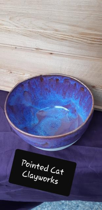 PC-38 Iron Yellow over PC-57 Smokey Merlot | AMACO Brent