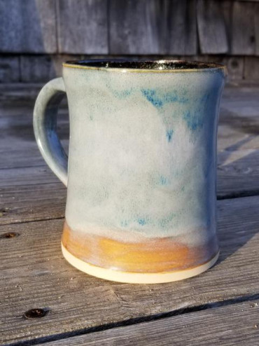 PC-24 Sapphire Float over PC-34 Light Sepia | AMACO Brent