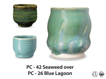 PC-42 Seaweed over PC-26 Blue Lagoon | AMACO Brent