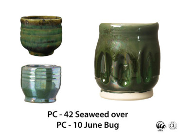 PC-42 Seaweed over PC-10 June Bug | AMACO Brent