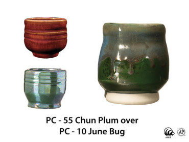 PC-55 Chun Plum over PC-10 June Bug | AMACO Brent