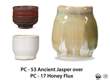 PC-53 Ancient Jasper over PC-17 Honey Flux | AMACO Brent