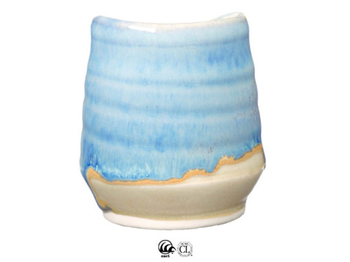 PC-23 Indigo Float over PCF-18 Honeydew | AMACO Brent