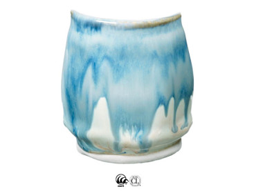 PC-24 Sapphire Float over PCF-18 Honeydew | AMACO Brent