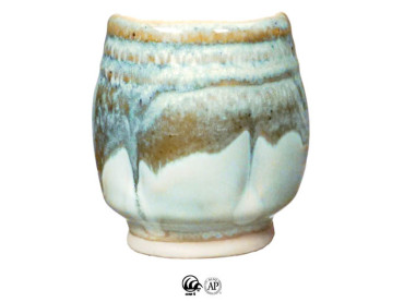 PC-29 Deep Olive Speckle over PCF-19 Cirrus Flow | AMACO Brent