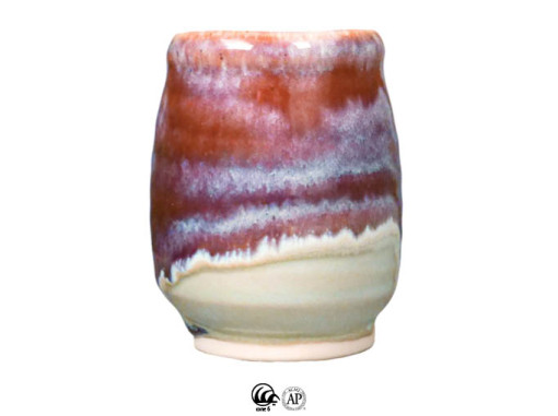 PC-59 Deep Firebrick over PCF-19 Cirrus Flow | AMACO Brent