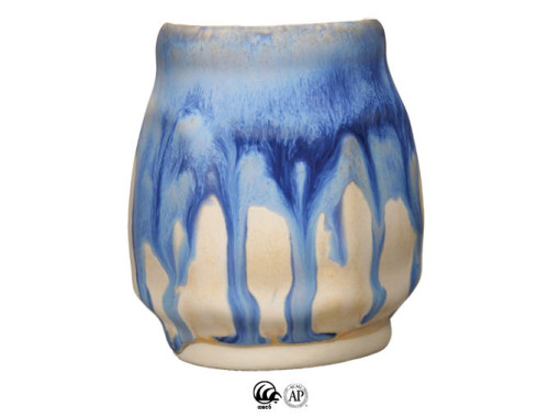 PC-22 Blue Stone over PCF-54 Flux Blossom | AMACO Brent