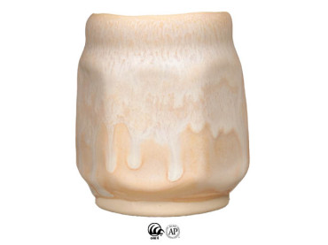 PC-38 Iron Yellow over PCF-54 Flux Blossom | AMACO Brent