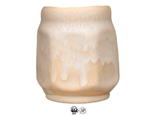 PC-38 Iron Yellow over PCF-54 Flux Blossom | AMACO Brent