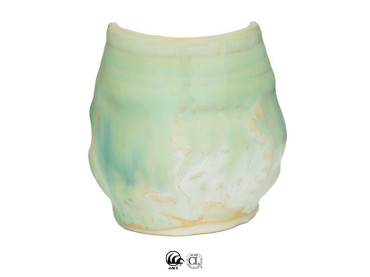 PC-46 Lustrous Jade over PCF-75 Moss Mist | AMACO Brent