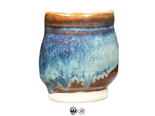 PCF-3 Midnight Run over PC-59 Deep Firebrick | AMACO Brent