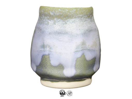 PCF-19 Cirrus Flow over PC-28 Frosted Turquoise | AMACO Brent