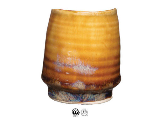 PCF-19 Cirrus Flow over PC-61 Textured Amber | AMACO Brent