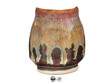 PCF-19 Cirrus Flow over PC-63 Cosmic Tea Dust | AMACO Brent